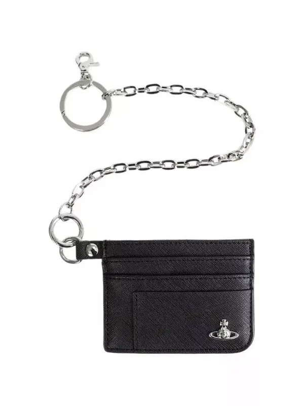 VIVIENNE WESTWOOD Chain-link Card Holder - Black