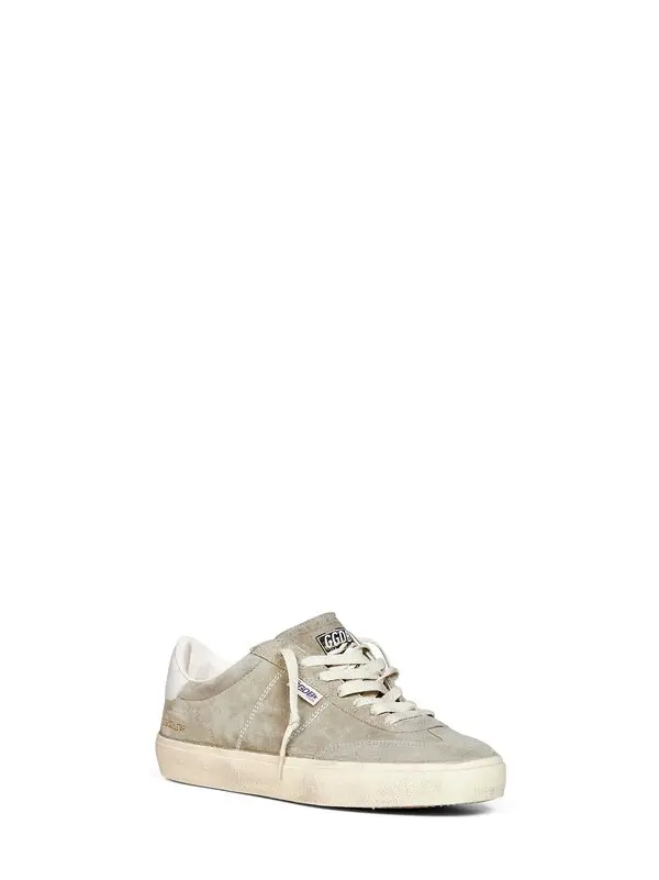 GOLDEN GOOSE Taupe Suede Soul Star Sneakers