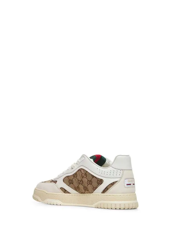 Gucci Beige Re-web Sneakers
