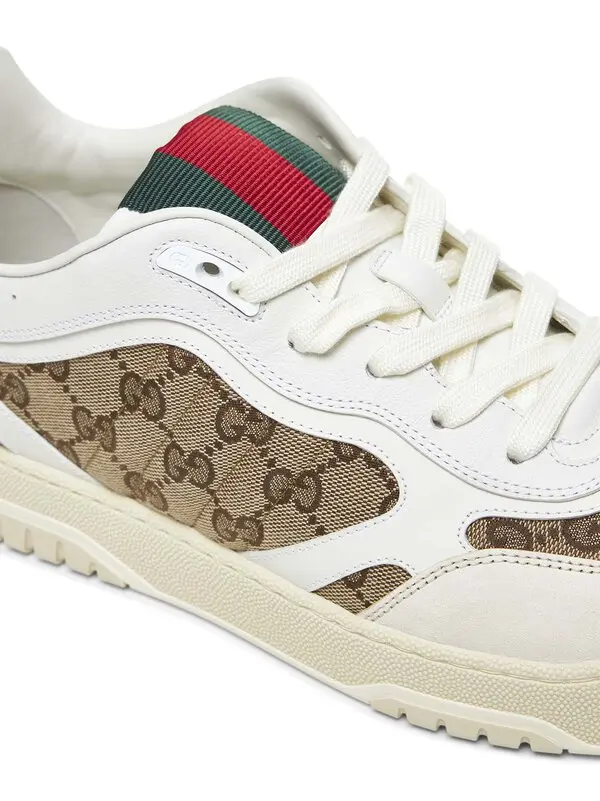 Gucci Beige Re-web Sneakers