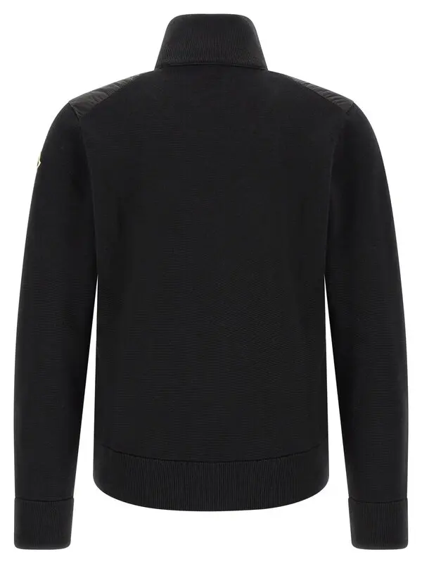 Moncler Quilted Down-filled Cardigan - Black