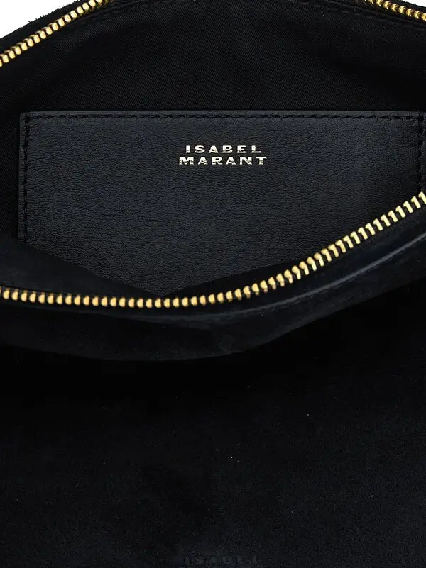 Isabel Marant Étoile Oskan Soft Zip Suede Hobo Bag