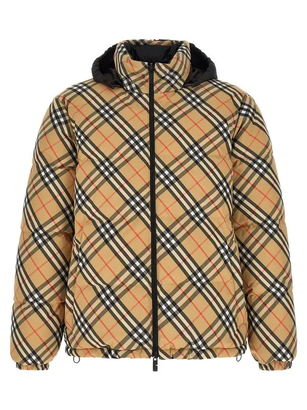 Burberry Snowdon Reversible Down Jacket - Cream