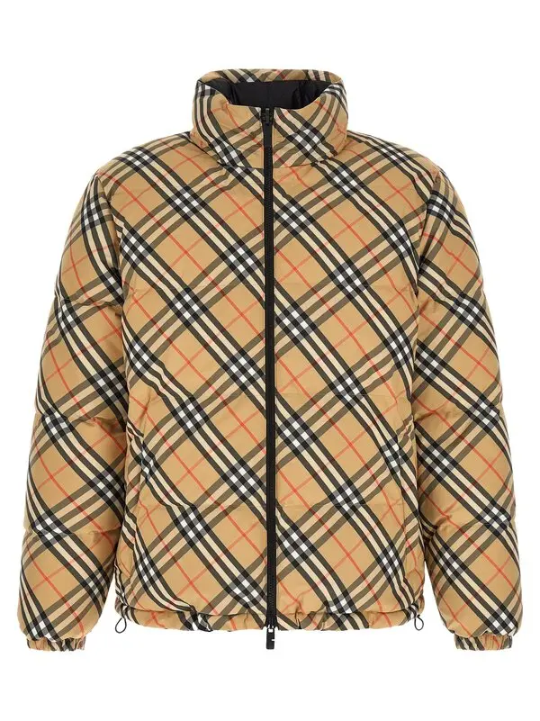 Burberry Snowdon Reversible Down Jacket - Cream