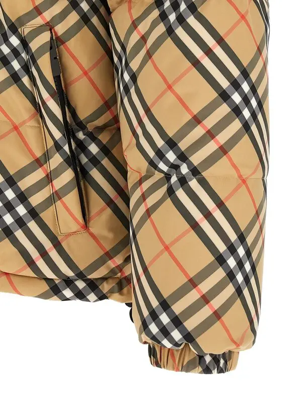 Burberry Snowdon Reversible Down Jacket - Cream