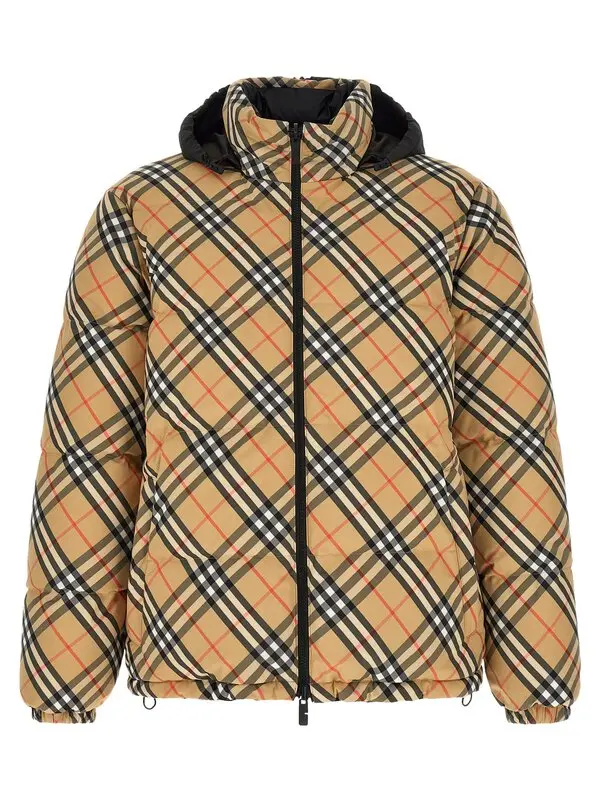 Burberry Snowdon Reversible Down Jacket - Cream