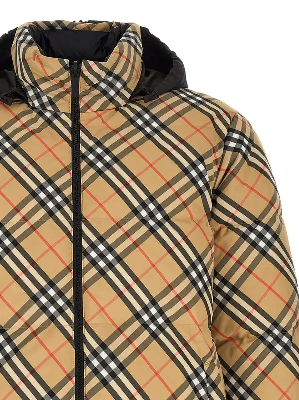 Burberry Snowdon Reversible Down Jacket - Cream