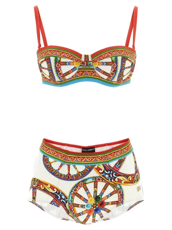 Dolce & Gabbana Sicilian 'carretto' Bikini - Multicolor