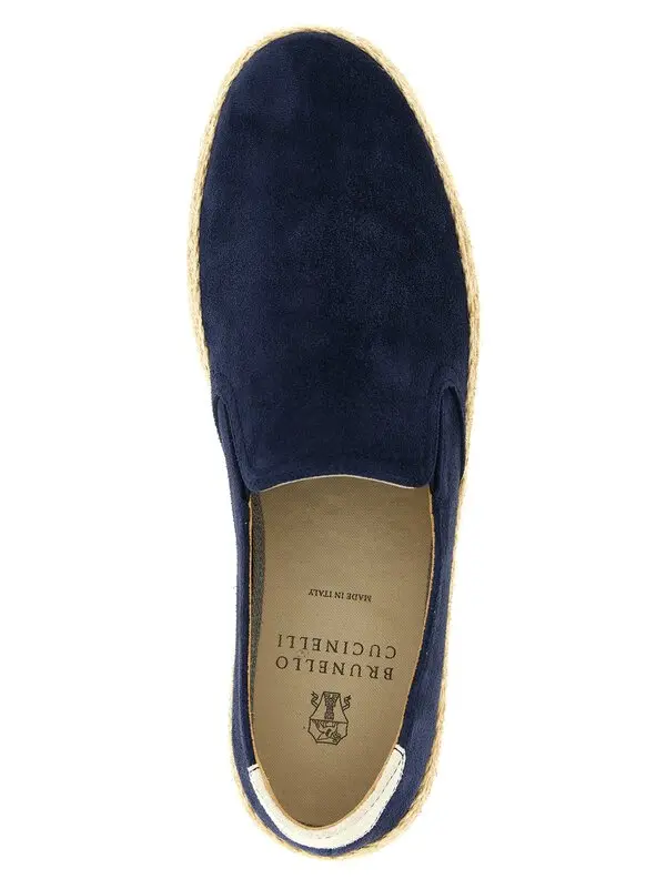 Brunello Cucinelli Suede Espadrilles