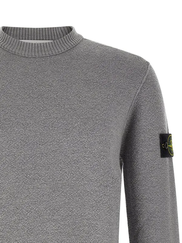 Stone Island 5100011' Sweater - Gray