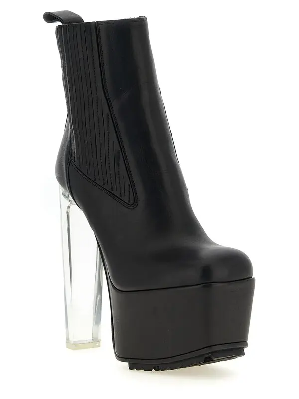 Rick Owens Beatle Kiss' Ankle Boots