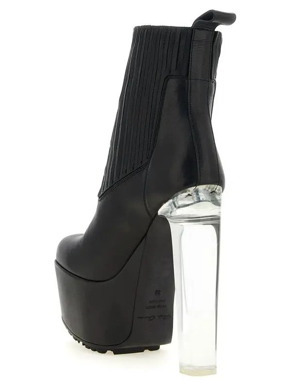 Rick Owens Beatle Kiss' Ankle Boots