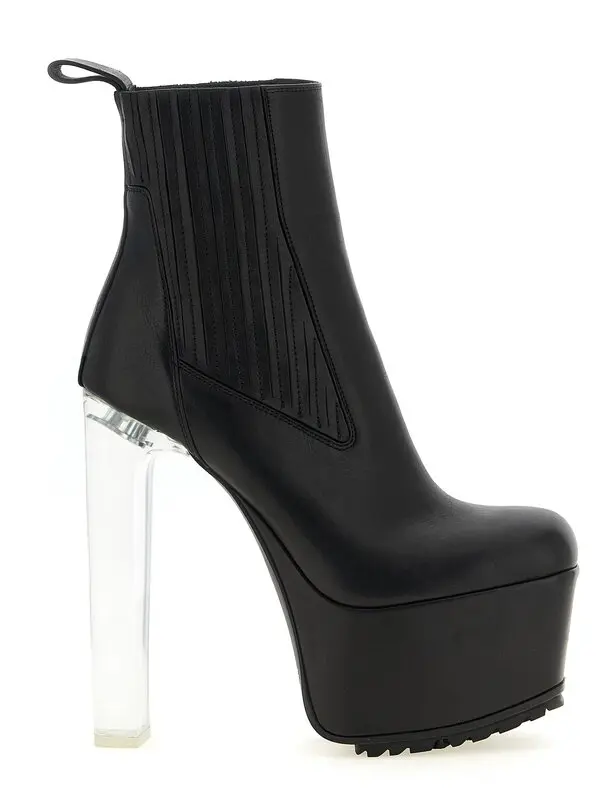 Rick Owens Beatle Kiss Ankle Boots