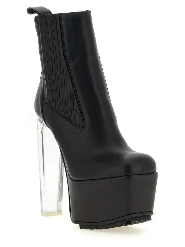 Rick Owens Beatle Kiss Ankle Boots