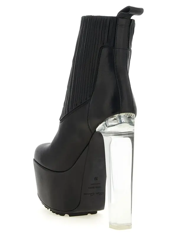 Rick Owens Beatle Kiss Ankle Boots