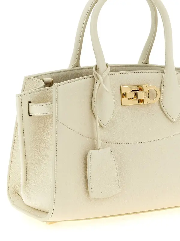 FERRAGAMO New Studio Soft Handbag - White