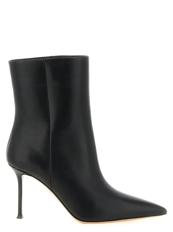 AQUAZZURA Harper Ankle Boots - Black