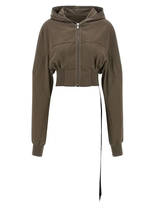 Rick Owens Collage Gimp' Hoodie - Gray