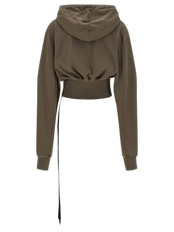 Rick Owens Collage Gimp' Hoodie - Gray