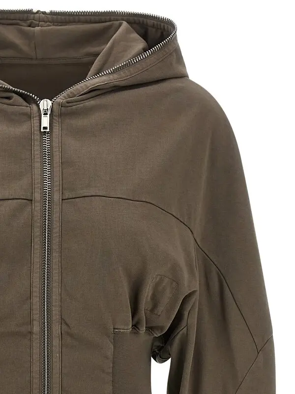 Rick Owens Collage Gimp' Hoodie - Gray