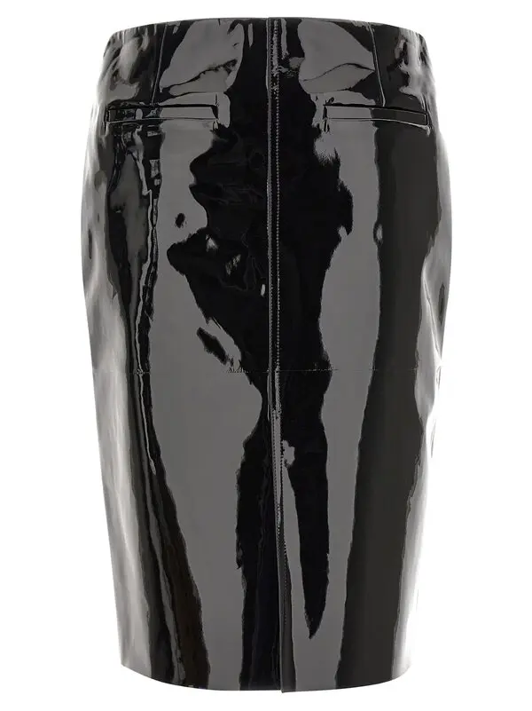 FERRAGAMO Patent Skirt