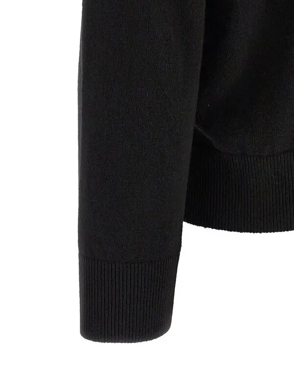 Stone Island Badge Sweater - Black