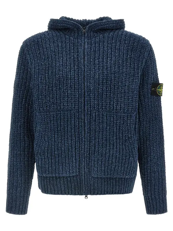 Stone Island 5100065 Cardigan - Blue