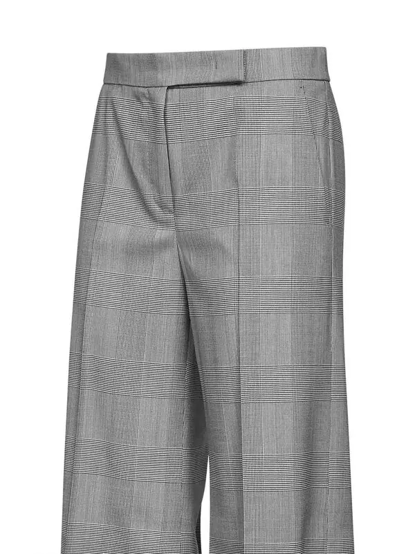 Max Mara Grey Glen Plaid Wool Mxmnetto Trousers