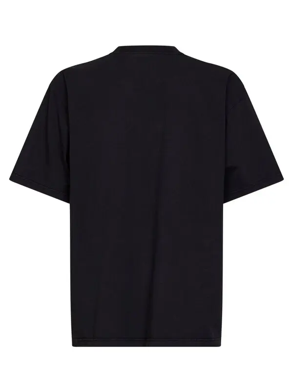 Balenciaga Washed Black The Address Medium Fit T-shirt