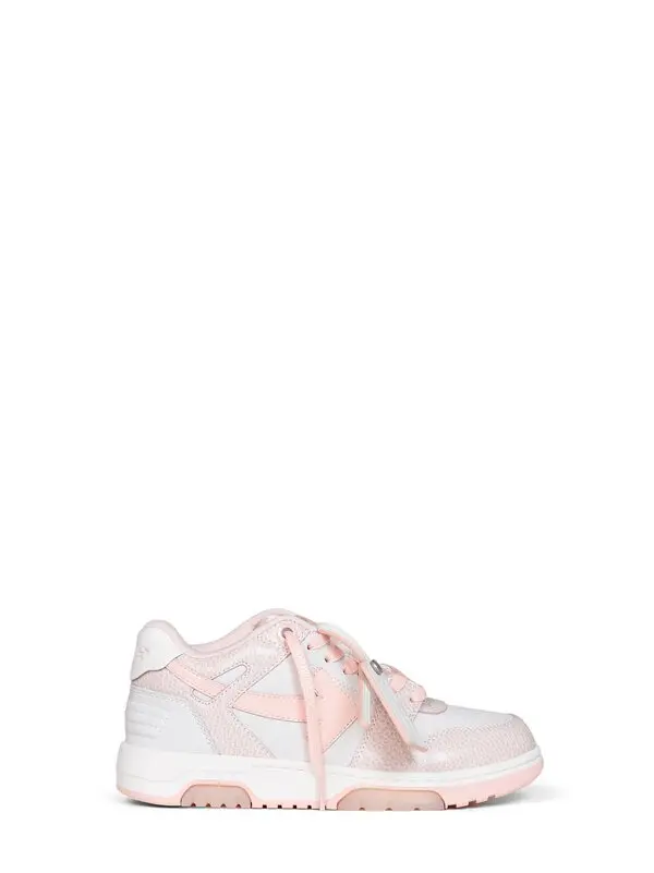 Off-White White And Pink Out Of Office Sneakers - Multicolor