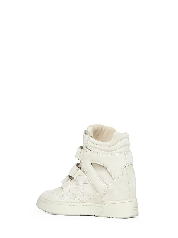 Isabel Marant Étoile Ecru Suede Im3 High-top Sneakers - Multicolor