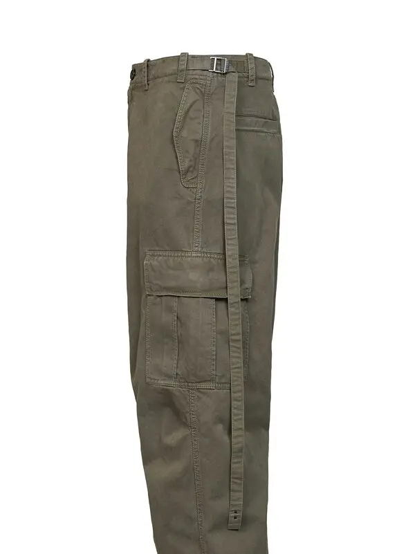Fendi Cotton Drill Regular-fit Utility Trousers - Multicolor