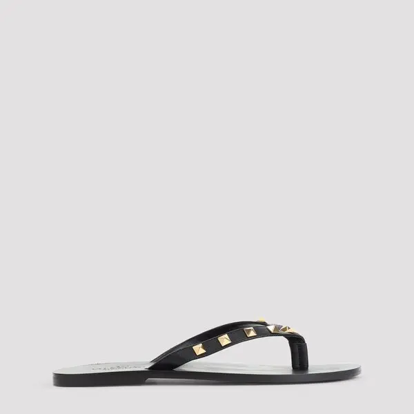 Valentino Garavani Leather Thong Sandals