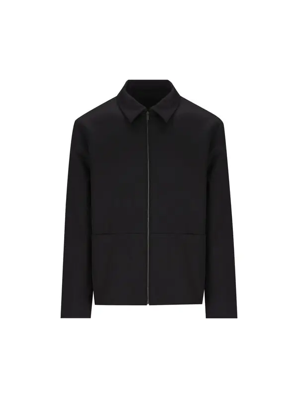 Gucci Zip-front Shirt Jacket - Black