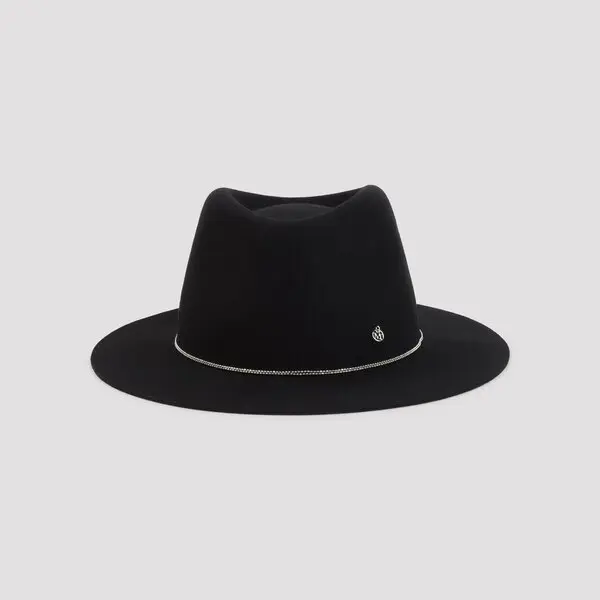 MAISON MICHEL Andre Ball Chain Wool Felt Hat