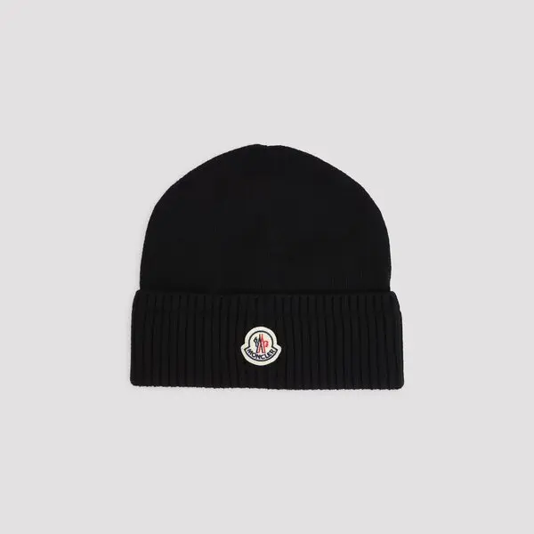 Moncler Wool & Cashmere Beanie - Black