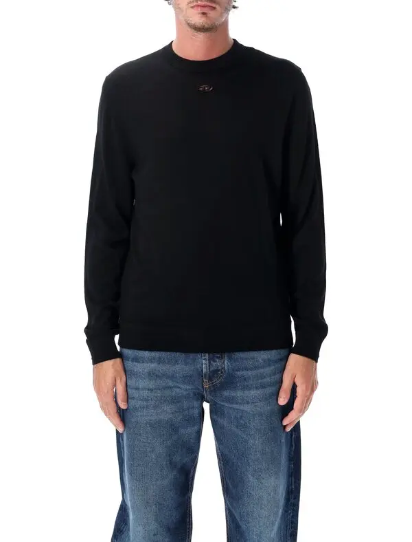 DIESEL® Logo Detail Wool Sweater