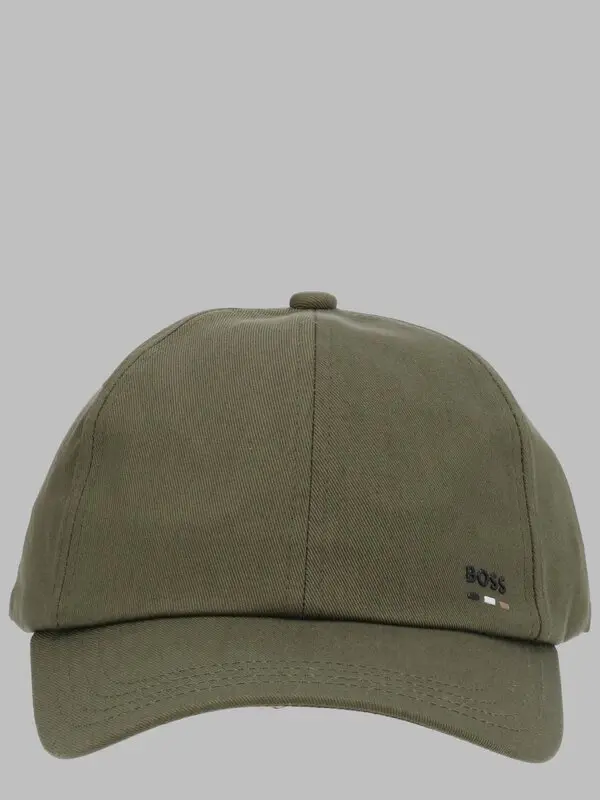 BOSS Logo-detail Hat For - Green
