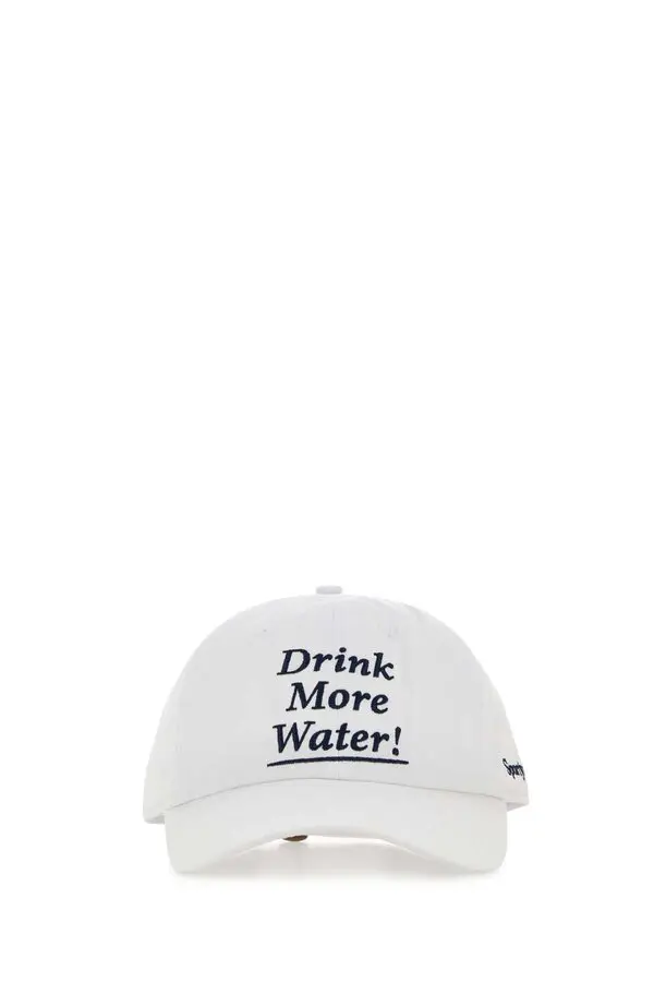 SPORTY & RICH Cotton Baseball Cap - White