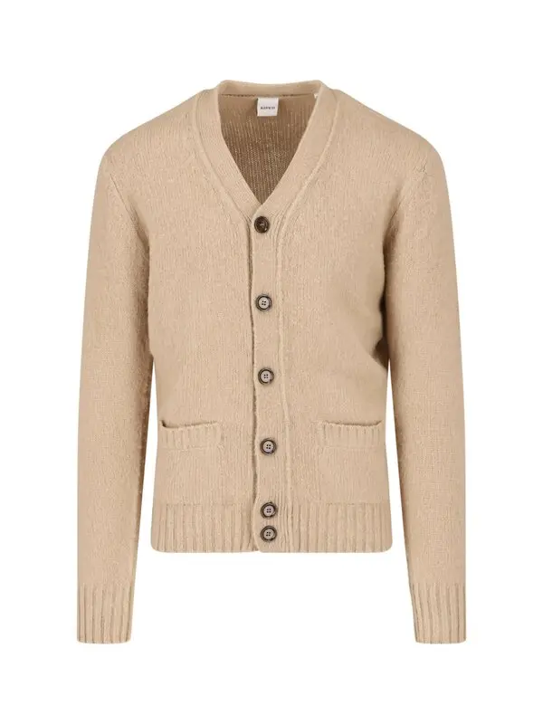 Aspesi Button-front V-neck Cardigan Sweater