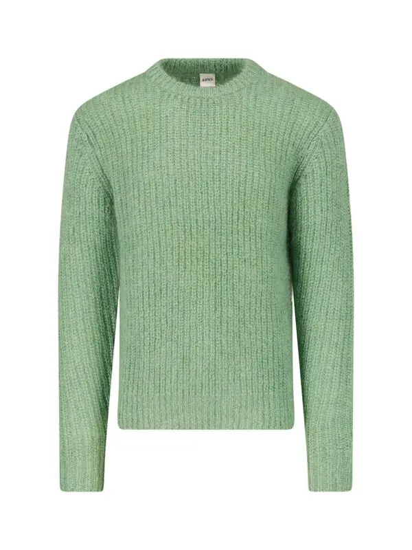 Aspesi Mohair Blend Crewneck Sweater