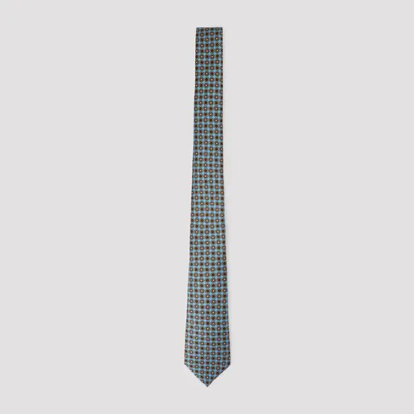Kiton Silk Patterned Neck Tie