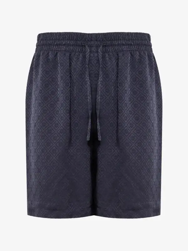 Casablanca Viscose Monogram Shorts