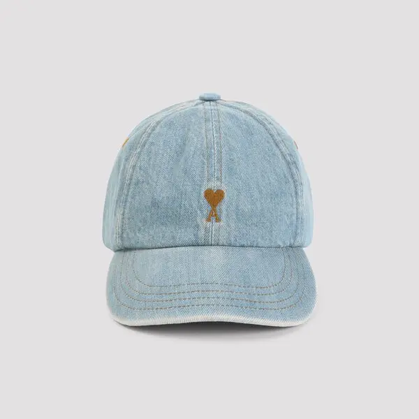 AMI Paris Adc Denim Cap
