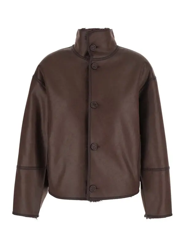 URBANCODE Faux Fur Coat - Brown