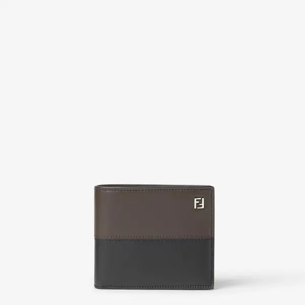 Fendi S Bi-fold Wallet In Textured Leather