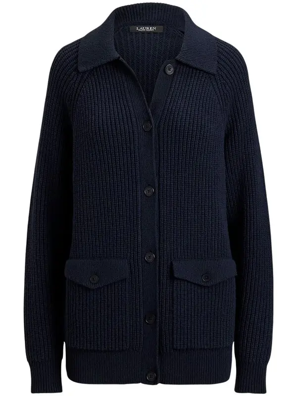 Ralph Lauren Wool-blend Cable-knit Sweater - Navy