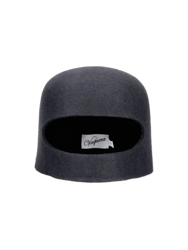 Vaquera Felt Balaclava Hat - Black