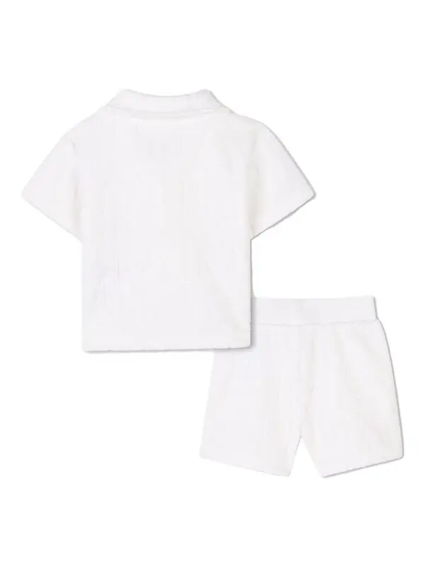 Marc Jacobs Mini Polo Shirt And Shorts Set