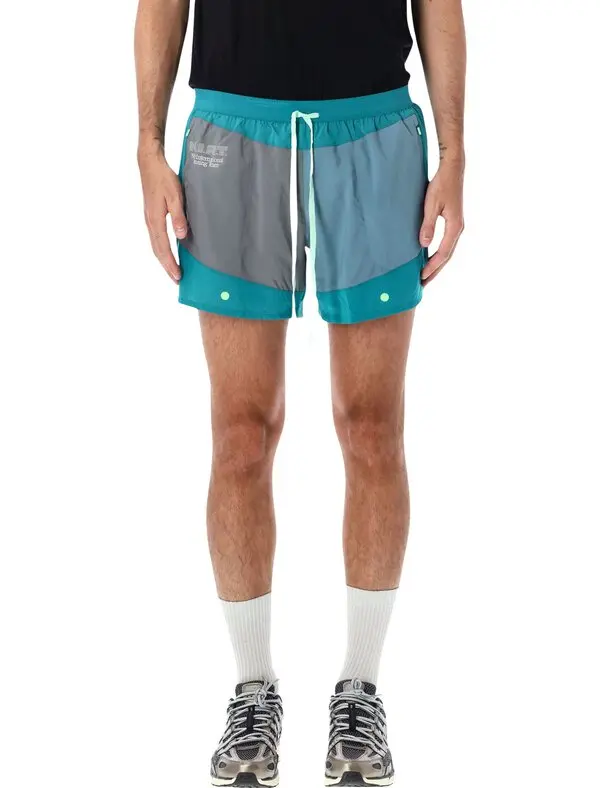 Nike Colorblocked Running Shorts With Drawstring Waist - Bright Spruce